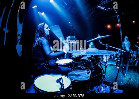 Copenhagen, Denmark. 25th, January 2020. The Danish doom metal band ...