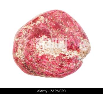 tumbled zoisite gemstone on white Stock Photo - Alamy
