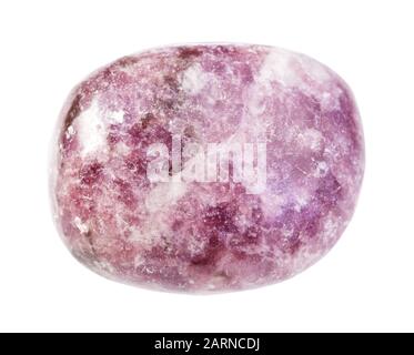 Lepidolite mineral on white background, mineral collection Stock Photo ...