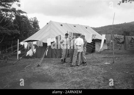 Soldiers in a laundry in 1948 Stock Photo - Alamy