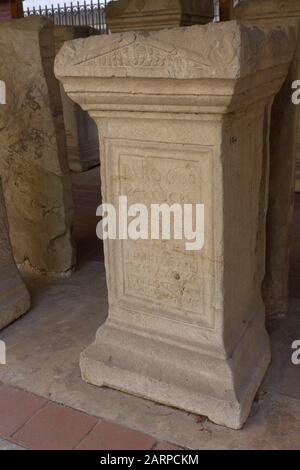 East Roman (Byzantine) Empire archeological artifacts: sarcophagi and ...