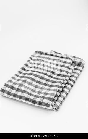 textile objects still life - towels on a white background Stock Photo ...