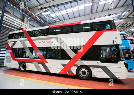 Wrightbus prototype hydrogen bus on display as Translink unveils ...