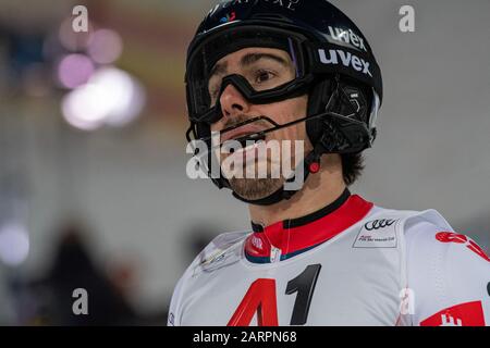 SCHLADMING, AUSTRIA - JANUARY 28: Victor Muffat-Jeandet of France in ...