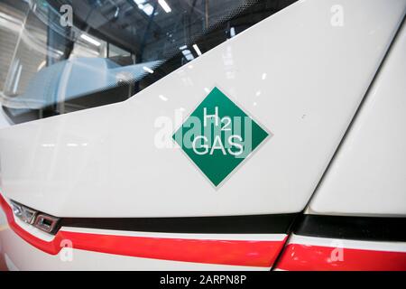 Wrightbus prototype hydrogen bus on display as Translink unveils ...