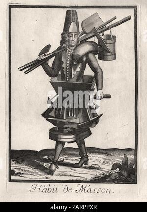17th century Mason Stock Photo - Alamy