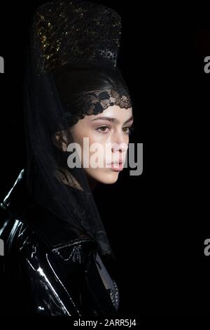 creation from "Andres Sarda" during Pasarela Cibeles Mercedes-Benz ...