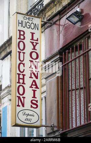 Chez Hugon, traditional Lyons bouchon, Lyon, Rhone, AURA Region, France ...