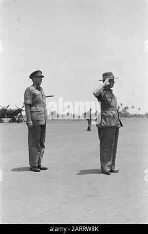 Arrival of General Montague Stopford Sir Montague Stopford inspects the ...