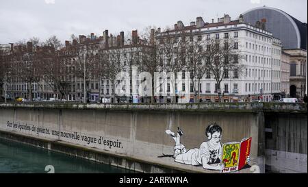 Fresco by FAILE, a duo of artists Patrick McNeil et Patrick Miller ...
