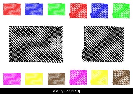 Drew County (Arkansas) outline map set Stock Vector Image & Art - Alamy
