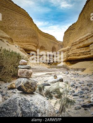 Ica River at Canyon de los Perdidos in Peru Stock Photo - Alamy