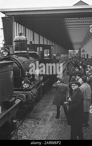 Steam locomotive Nestor from 1882 in Railway Museum in Utrecht, old and ...