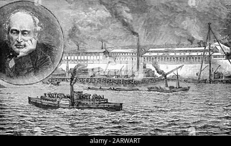 The Elswick Works, Newcastle upon Tyne, 1900s Stock Photo - Alamy