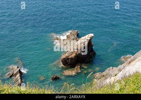 Hele Bay Ilfracombe North Devon Stock Photo - Alamy