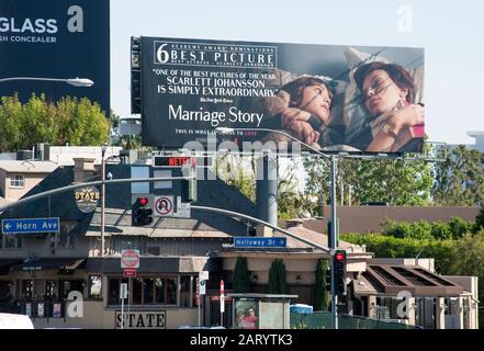 Sunset Strip billboard promoting the movie Midnight Cowboy in 1969, Los ...