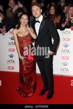 Anne-Sophie Flury and Roman Kemp attending the National Television ...