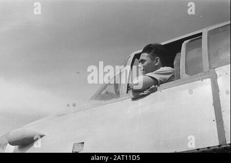 Recordings Military Aviation A pilot of a Mitchell B-25 bomber gives a ...