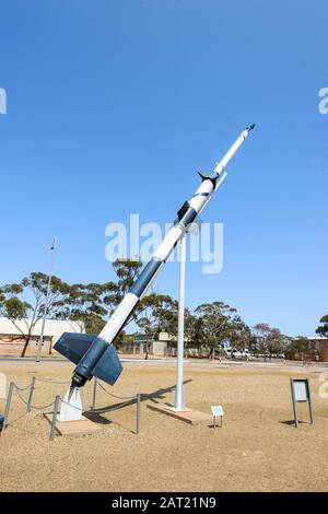 Woomera Rocket, missile, Airforce and Space display. South Australia ...