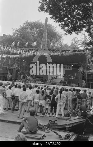 Party Storming the Bastille in Amsterdam festival or celebration Stock ...