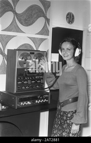 Fiarex-72 in RAI building, stereo 8-track, carillon cassette recorder ...
