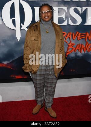 Keyonna Taylor at the premiere of the Apple TV + series 'Mythic Quest ...