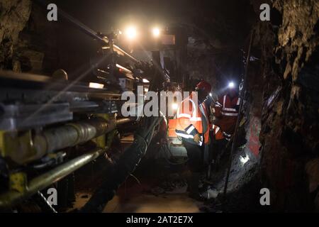 ScotGold Resources Ltd, at Cononish Gold Mine, in Cononish Glen, near ...
