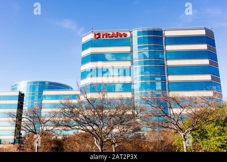 McAfee office building in Silicon Valley, Santa Clara, California, USA ...