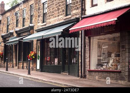 Shops in Corbridge, Northumberland Stock Photo - Alamy