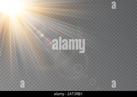 Vector transparent sunlight special lens flare light effect Stock ...
