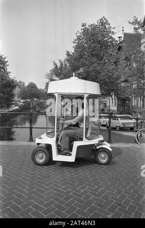 The first witkar (electric powered tricycle, available for subscribers ...