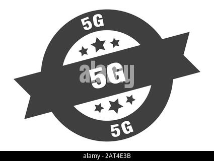 5g sign. 5g round ribbon sticker. 5g tag Stock Vector Image & Art - Alamy