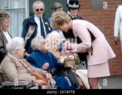 Royalty - Princess of Wales Care Home Visit - Milestone House ...