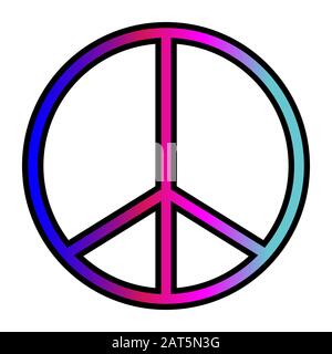 A colorful peace symbol shape scribble background image Stock Photo - Alamy
