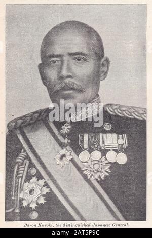 Portrait of General Baron Kuroki Tamemoto, who served in the Imperial ...