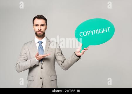 Hand pointing at inscription concept Stock Photo - Alamy