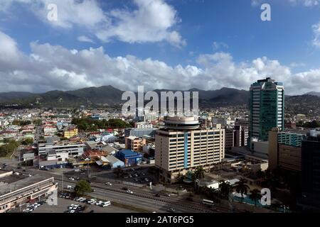 Port of Spain, city skyline, Trinidad and Tobago Stock Photo - Alamy