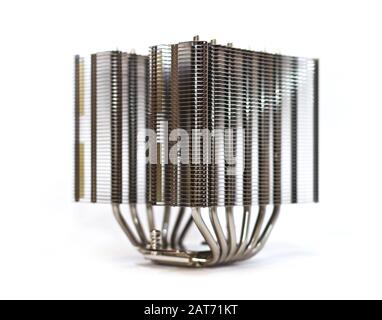 High-end huge tower type CPU heatsink tower type Stock Photo - Alamy