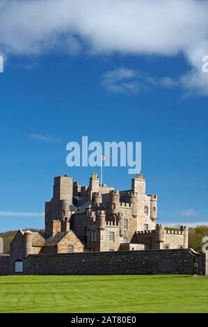 Castle of Mey Caithness Scotland the turrets windows and chimneys Stock ...