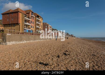Sandgate Beach,Esplanade,Saxon Shore Way,Sandgate,Folkestone,Kent Cycle ...