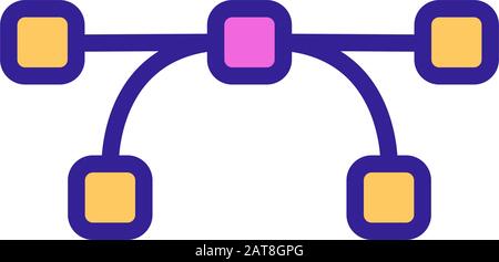 the reference points of the icon vector. Isolated contour symbol ...