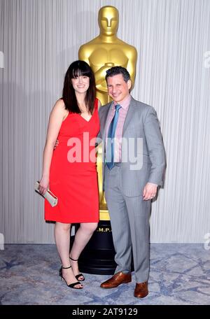Fred Raskin and Rebecca Raskin attending the Academy Award Nominees ...
