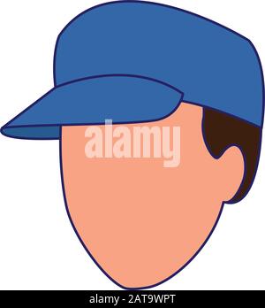 man wearing sportswear lifestyle vector illustration design Stock ...