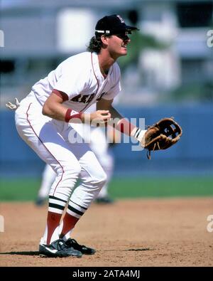 Boston Red Sox third baseman Rafael Devers (11) strikes out against the ...