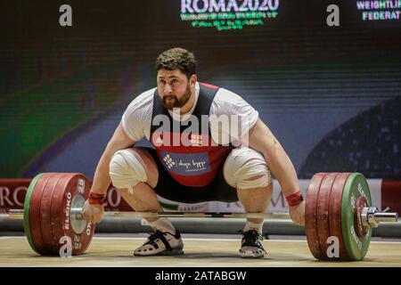 Rome, Italy. 31st Jan, 2020. kitts wesley brian (usa) 109 kg category ...