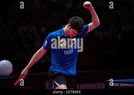 01 February 2020, Saxony-Anhalt, Magdeburg: Table tennis: German Open ...