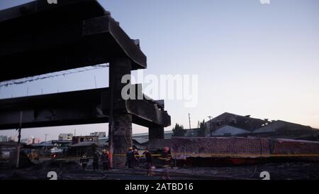 Pandacan, Manila, Philippines. 1st Feb 2020. A portion of Skyway Stage ...