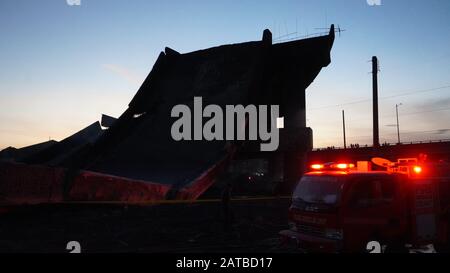 Pandacan, Manila, Philippines. 1st Feb 2020. A portion of Skyway Stage ...