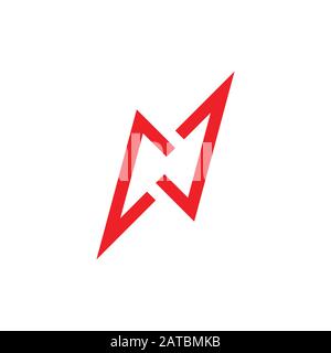 letter s thunder infinity energy symbol logo vector Stock Vector Image ...