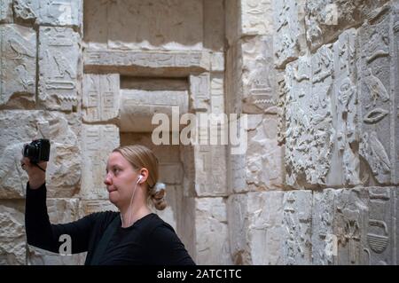 Ancient Egypt permanent exhibition at Neues Museum.The Egyptian Museum ...
